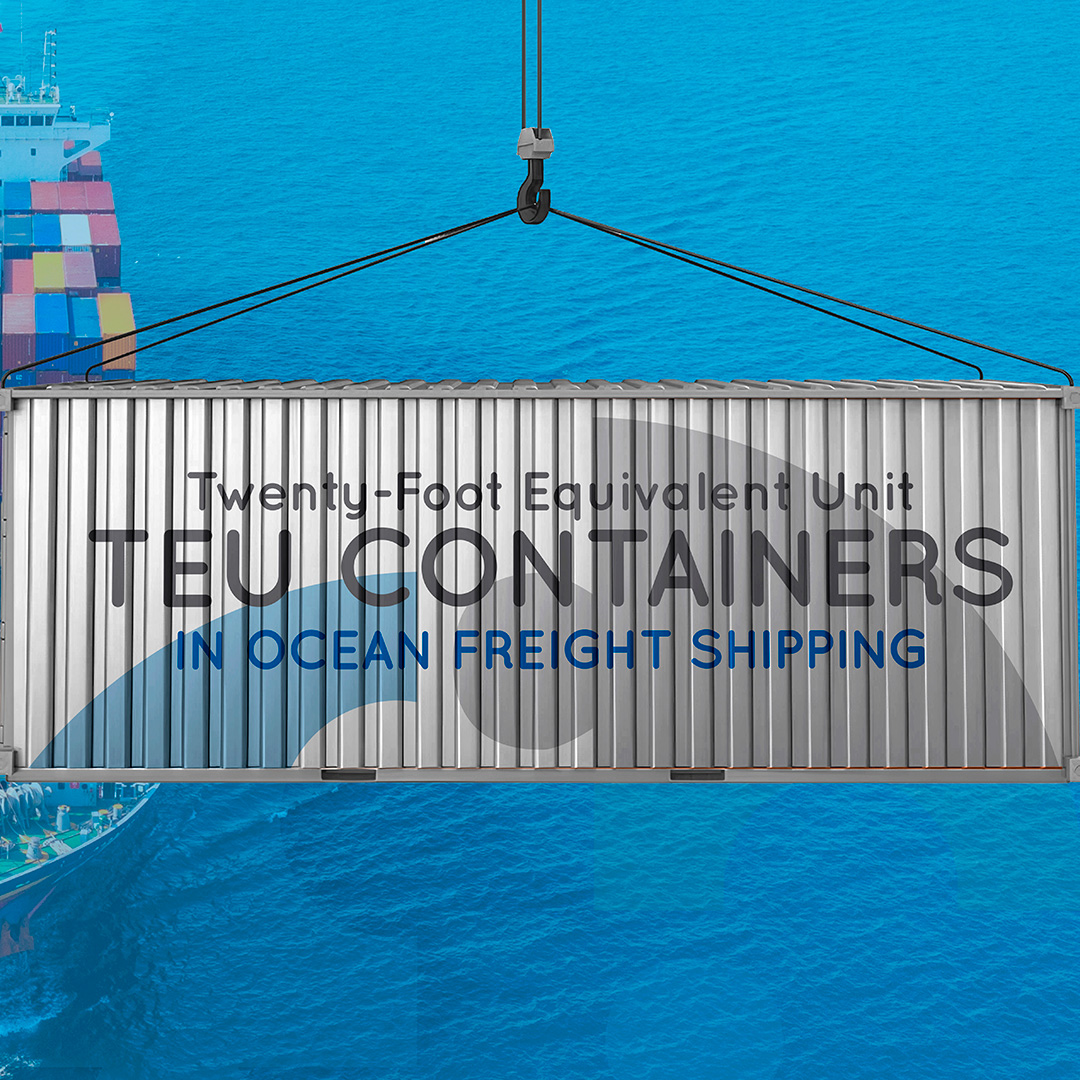 Use of TEU Container in the container shipping industry