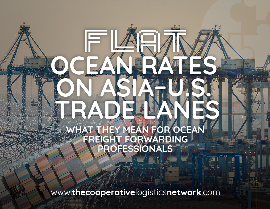 Importance of stable Asia–U.S. rates in ocean freight forwarding